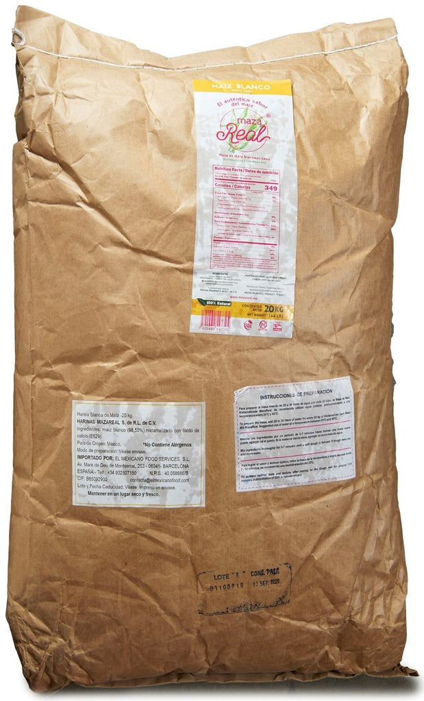 Maza Real Flour Blanca 20kg – Casa Mexicana | Shop